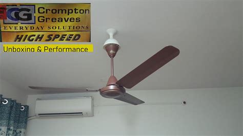 Crompton Greaves High Speed Ceiling Fan 1200mm 48 Unboxing