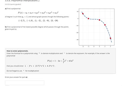 solved 3 4 b polynomıal interpolations 2 0 0 20 0 points