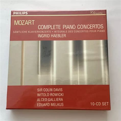 MOZART COMPLETE PIANO Concertos Ingrid Haebler 10 CD Box Set 1996