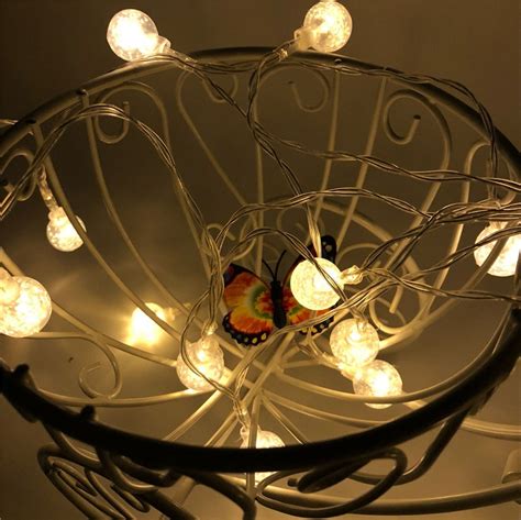Bola De Burbuja De Luz Led Para Decoraci N Interior Guirnalda De Luces