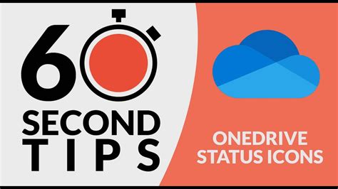 OneDrive Status Icons First Digital S 60 Second Tips YouTube
