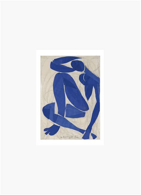 Matisse Art Print Nu Bleu IV 60x80cm VOLTA