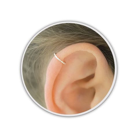 Sparkly Cartilage Hoop Atelier Yuwa Ciao Jp