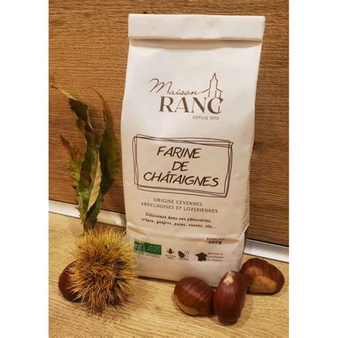 Farine de châtaignes sans gluten et bio 500g I Calicote