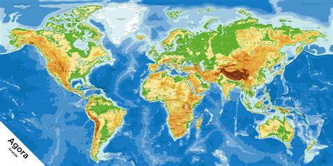 Mappemonde Aluminium Dibond Carte Monde M Tallique Achat