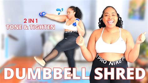 Plus Size Beginner Minute Full Body Dumbbell Shred Workout For