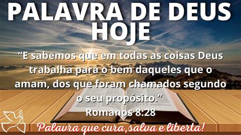 Palavra De Deus Para Mim Hoje Palavra Do Dia Qual O Plano De Deus