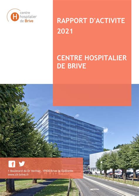 Calaméo Rapport d activité CHB 2021