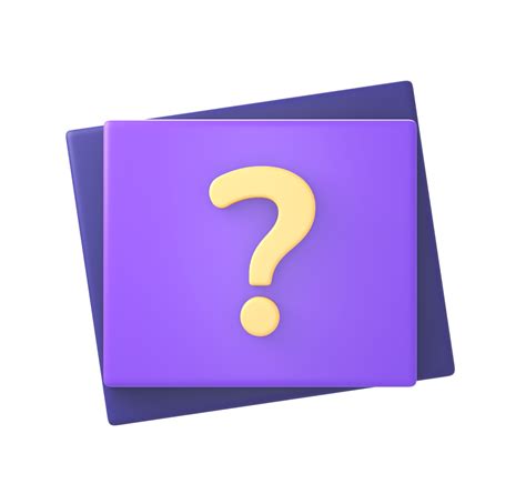 3d Purple Question Mark And Asking Icon For UI UX Web Mobile Apps