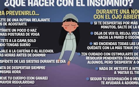 Consejos infalibles para combatir el insomnio Tengo sueño y no me