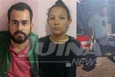 Três suspeitos de serem do comando vermelho são presos drogas pela