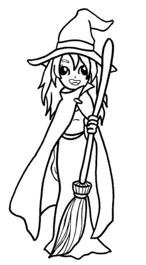 Desenhos De Bruxa Para Colorir Como Fazer Em Casa