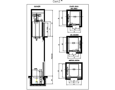 Stairs And Elevators Plan