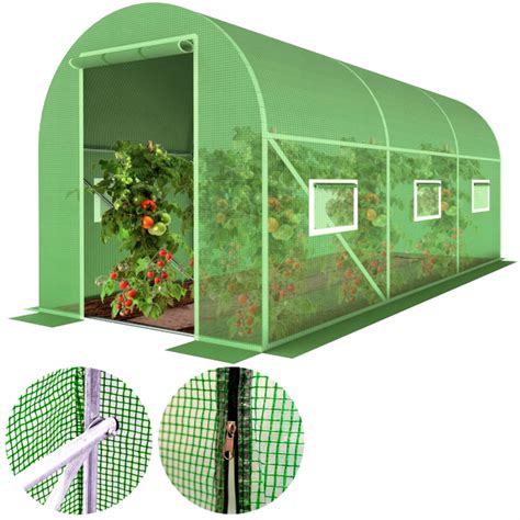 TUNEL FOLIOWY OGRODOWY SZKLARNIA 10m2 4x2 5 M UV4 Tunel Foliowy 4x2