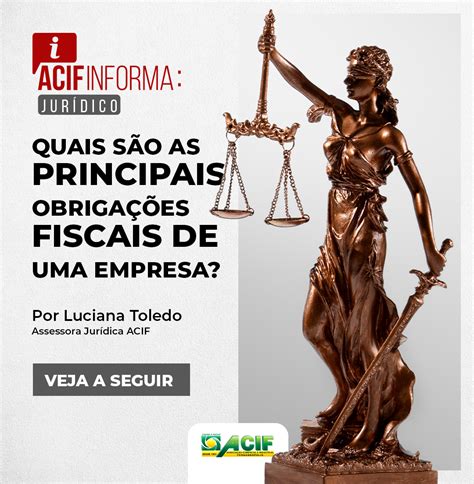 Quais S O As Principais Obriga Es Fiscais De Uma Empresa Acif