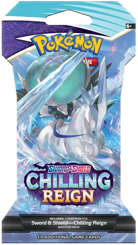 Pokemon Booster Pack X10 Chilling Reign And Sword Shield All In High