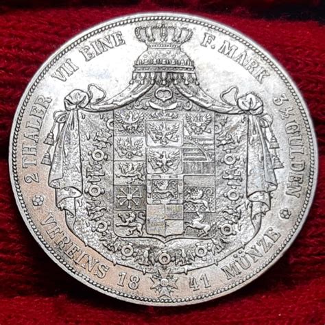 Brandenburg Preußen Königreich Doppeltaler 2 Taler 1841 Friedrich