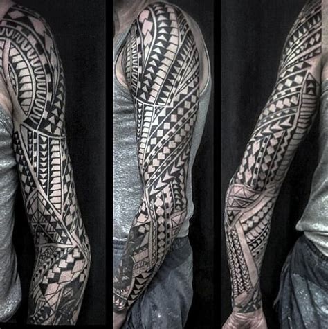 90 Tribal Sleeve Tattoos For Men Manly Arm Design Ideas