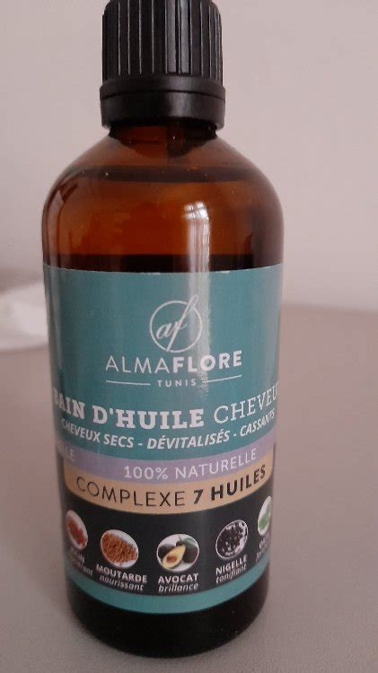 Alma Flore Tunis Bain D Huile Cheveux Complexe Huiles Inci Beauty