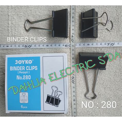 Jual BINDER CLIPS NO 280 JOYKO Shopee Indonesia
