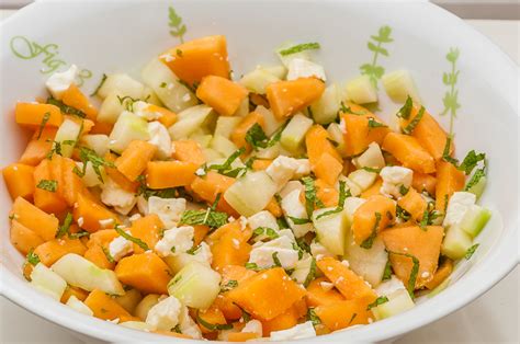 salade de concombre melon et fêta Kilomètre 0