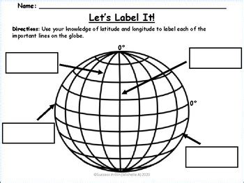 Longitude And Latitude Activity Worksheet