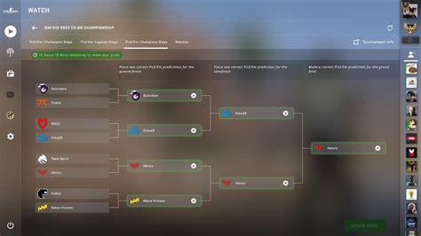 IEM Rio Major 2022 Pick EM PREDICTIONS Champions Stage CS GO MAJOR
