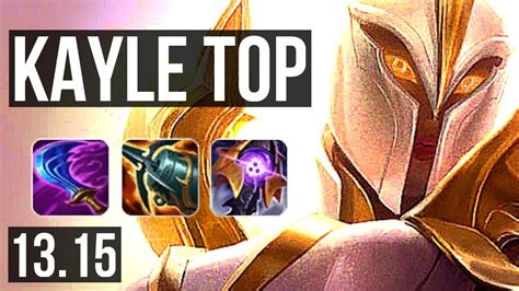 KAYLE Vs GNAR TOP 2 8M Mastery 8 1 7 1100 Games Legendary KR