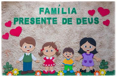 Painel Família em Eva Elo7 Produtos Especiais