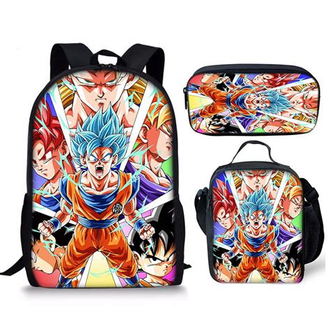 Zestaw Plecak szkolny tornister anime DRAGON BALL listonoszka PIÓRNIK