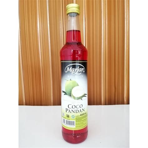 Jual MARJAN BOUDOIN Sirup Coco Pandan 460 Ml Syrup Sirop Cocopandan 460