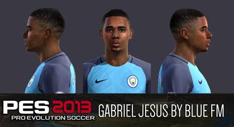 PES 2013 Gabriel Jesus Face By Blue FM De Tutorial Pes Mod