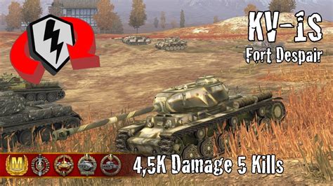 KV 1S 4 5K Damage 5 Kills WoT Blitz Replays YouTube