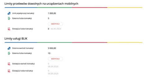Jak zmienić limit mBank Zwiększenie limitu przelewu w aplikacji