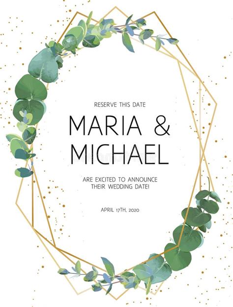 Sistema De La Tarjeta De La Invitación De La Boda Colección De La