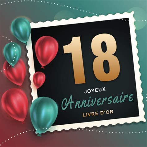 Buy Livre d Or 18 Ans Joyeux Anniversaire Souvenir I Livre d Or à