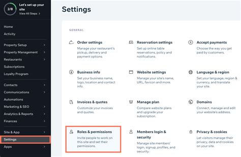 Roles Permissions Overview Help Center Wix