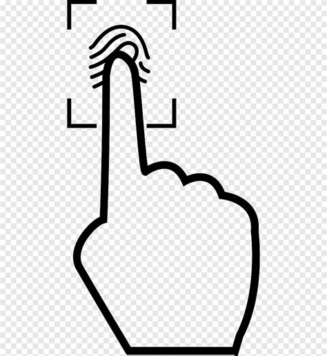 Fingerprint Computer Icons Text Hand Png PNGEgg