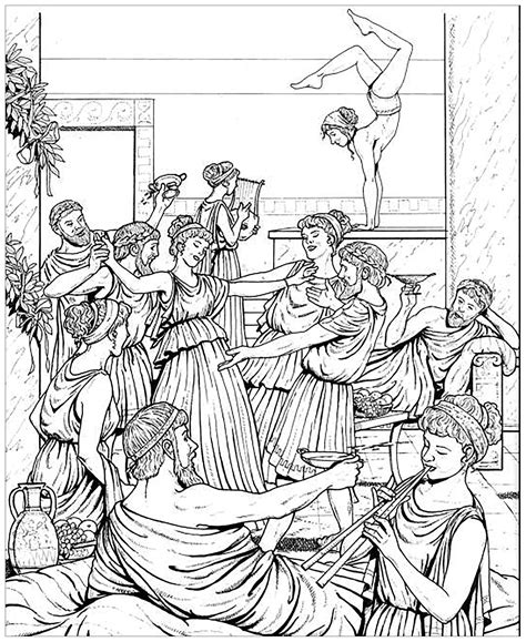 Grecia Antica 22747 Grecia Antica Disegni Da Colorare Per Adulti