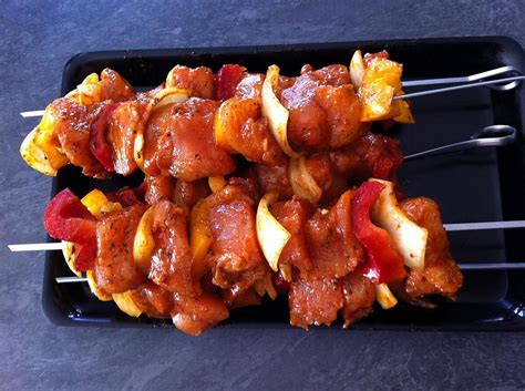 Recette de Brochettes de poulet épicées