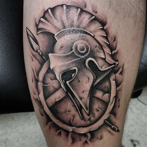 Gladiator Shield Tattoo