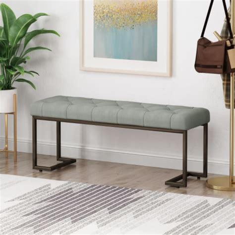 Gladys Modern Fabric Bench 1 Unit Kroger