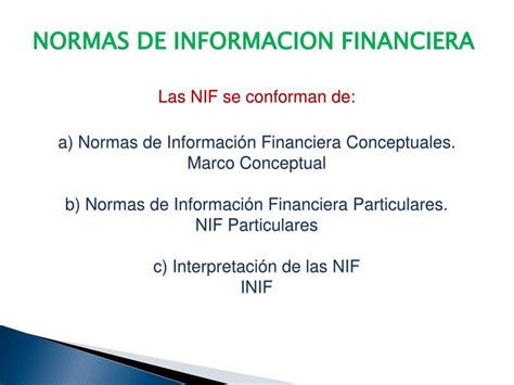PPT NORMAS DE INFORMACIÓN FINANCIERA SERIE A PowerPoint