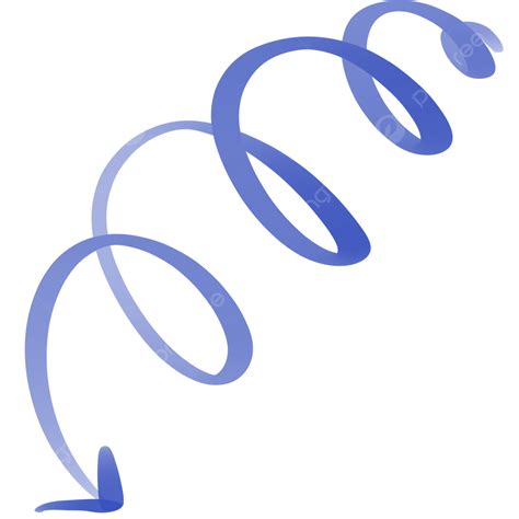 Flecha Espiral Flecha Azul Hacia Abajo Png Dibujos Espiral Flecha
