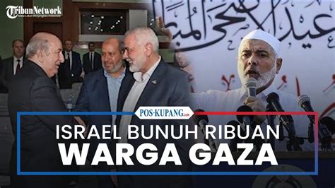 Ismail Haniyeh Sebut Israel Bunuh Puluhan Ribu Warga Gaza Memakai