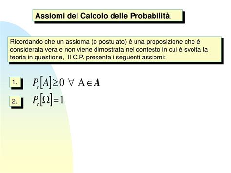 PPT Calcolo delle Probabilità PowerPoint Presentation free download