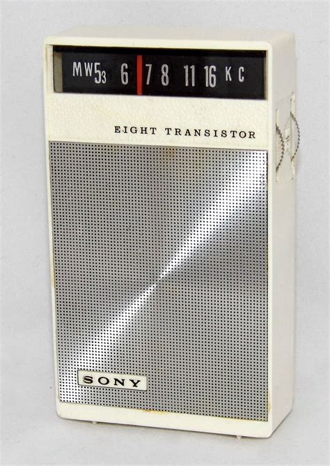 Vintage Sony Transistor Radio Model 2r 27 Am Band Only 8 Transistors