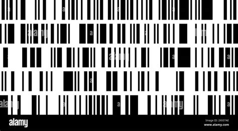 Seamless Pattern With Several Vertical Barcodes Simple Black And White