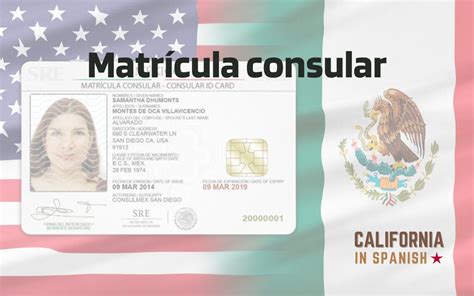 Cómo sacar la matrícula consular mexicana en California