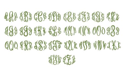 Master Circle Monogram Font By Monogrambros